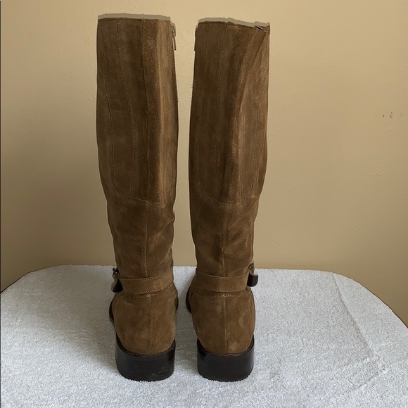 Vero Cuoio | Shoes | Vero Cuoio Suede Tall Boots Size 1 | Poshmark